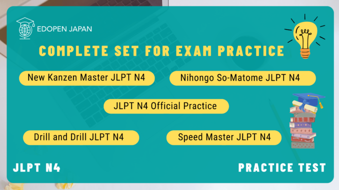 10 Most Powerful Textbooks to Pass JLPT N4 You Need to Know - EDOPEN Japan