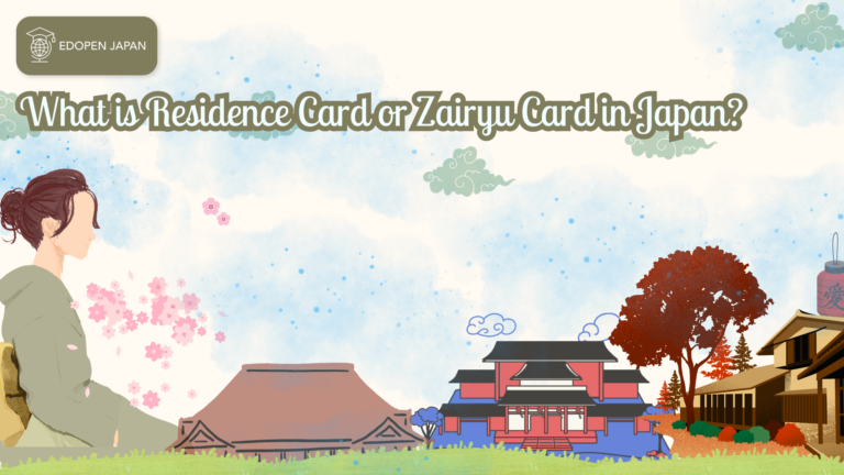 The Japan Residence Card: Everything You Need to Know - EDOPEN Japan