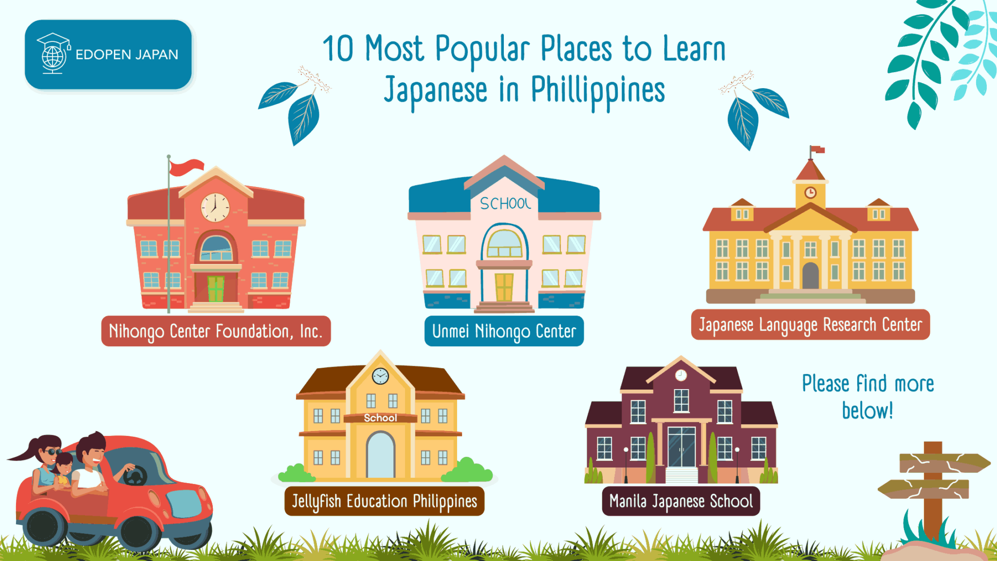 10 Most Popular Places to Learn Japanese in Philippines - EDOPEN Japan